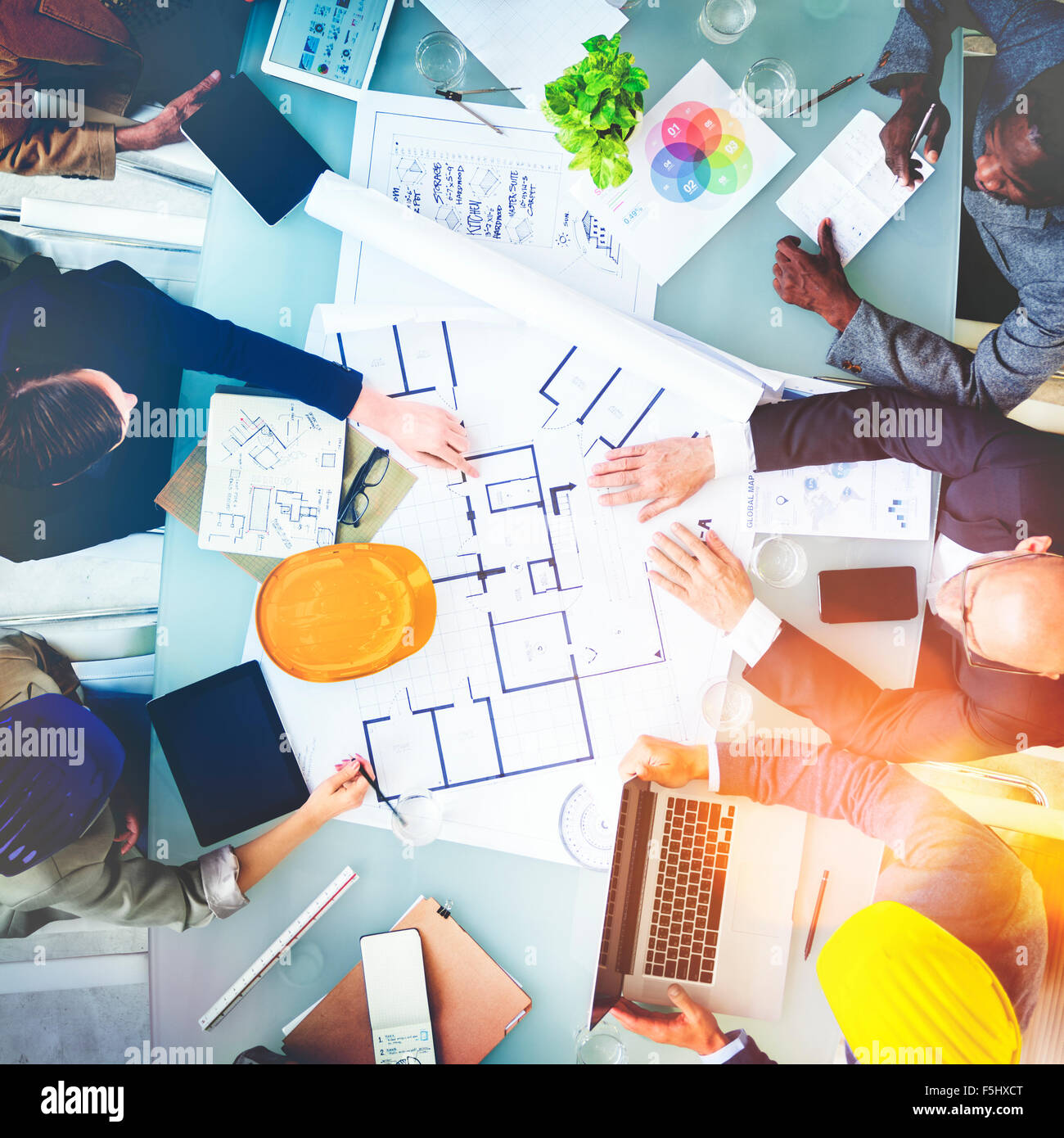 Group of Engineers Planning for a New Project Concept Stock Photo - Alamy