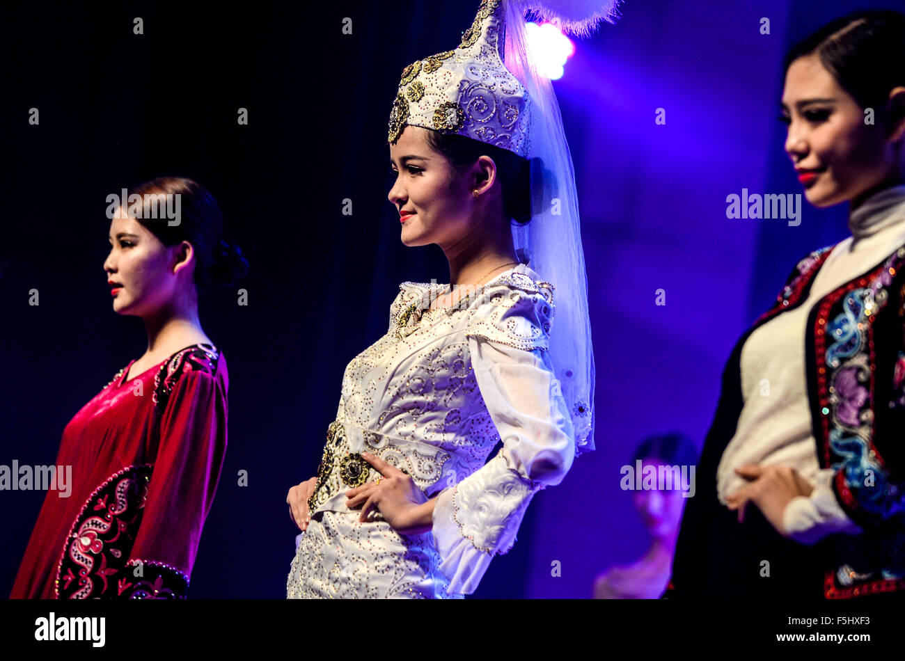 Urumqi, China's Xinjiang Uygur Autonomous Region. 5th Nov, 2015. Models ...