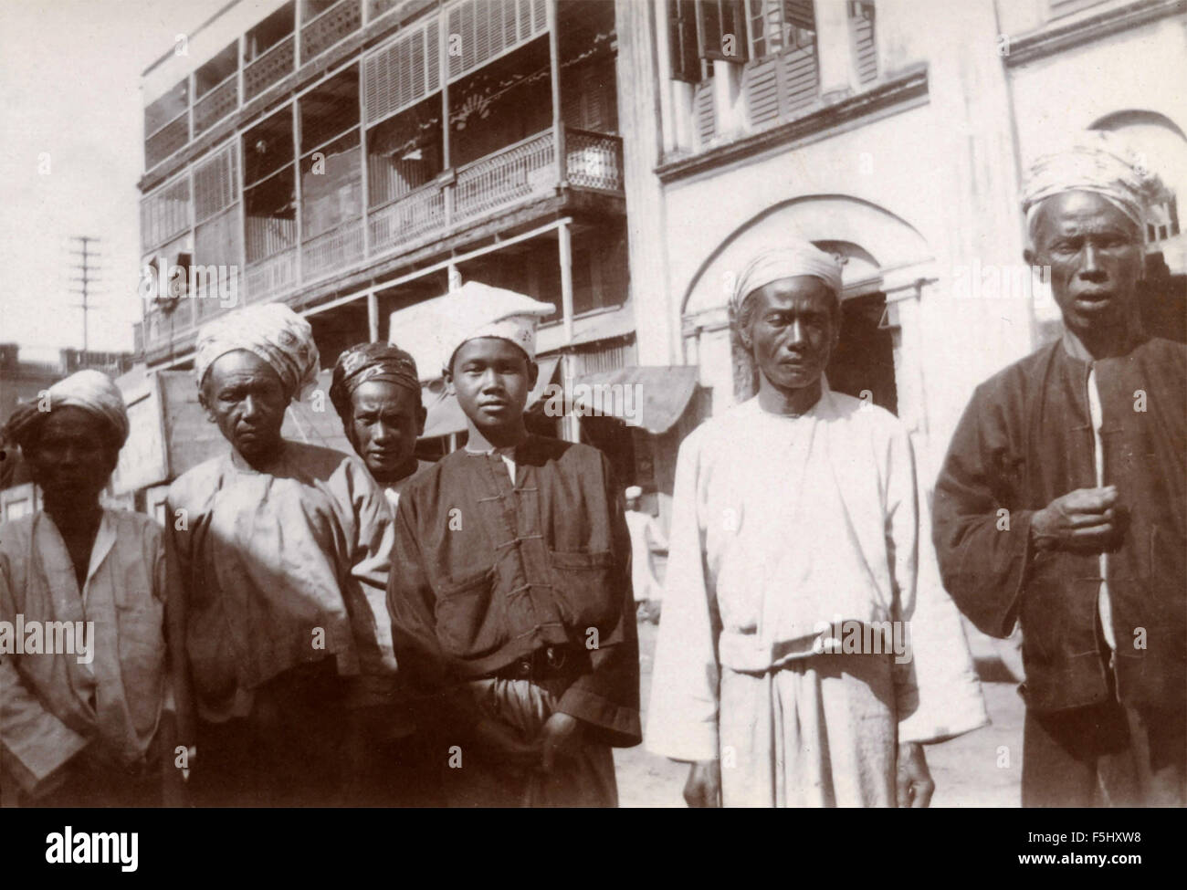 Group of Indians in the street, India Stock Photo - Alamy
