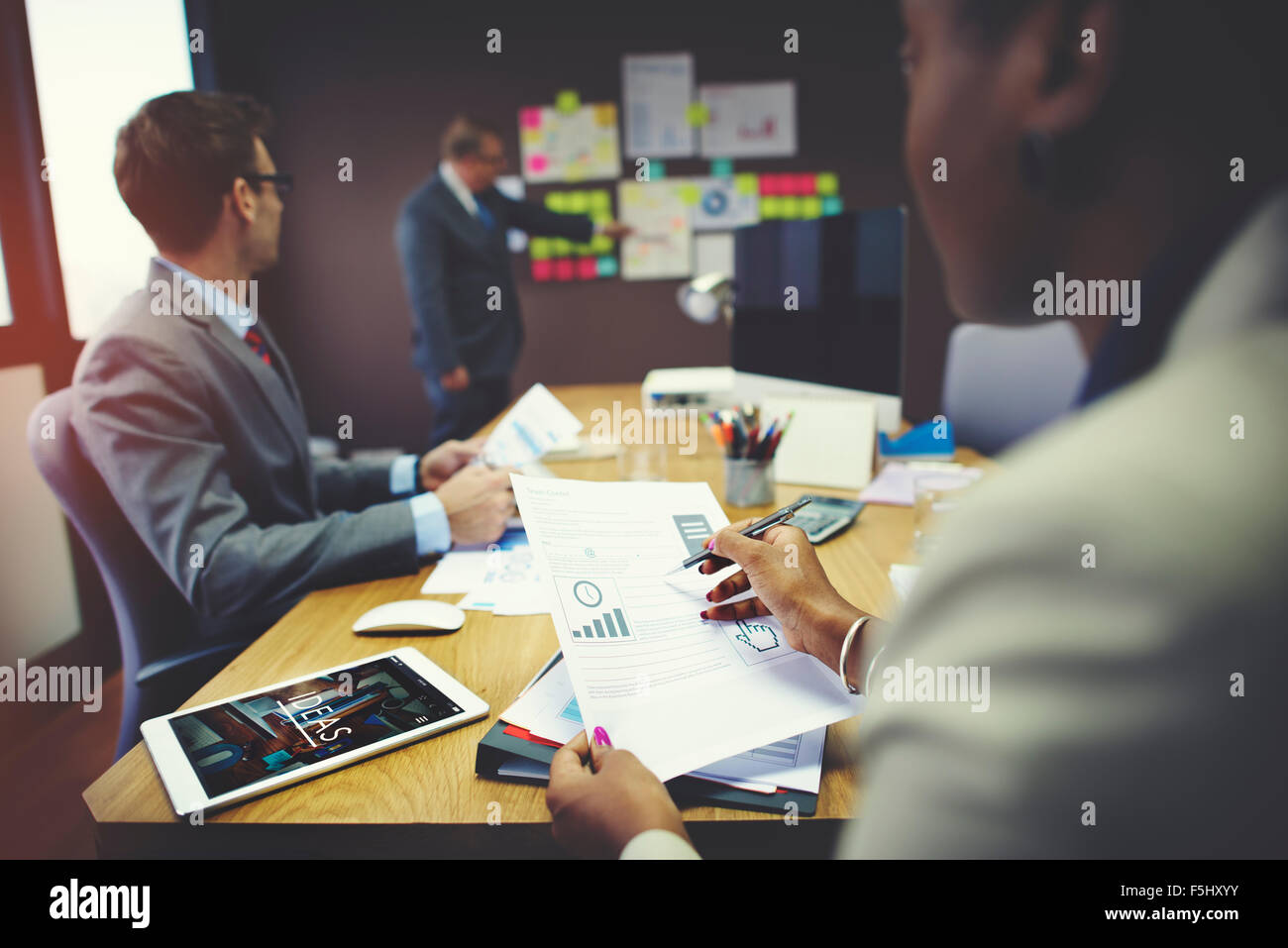 Business People Meeting Corporate Connection Teamwork Concept Stock ...