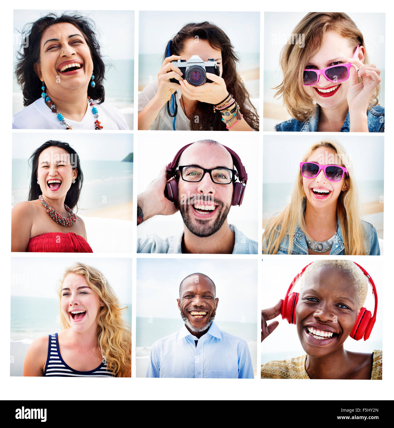 Friends Friendship Portrait Togetherness Fun Concept Stock Photo - Alamy