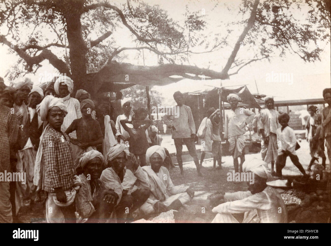 Group of Indians in the street, India Stock Photo - Alamy