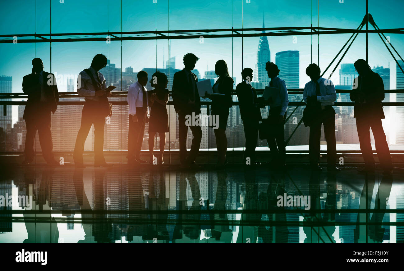 Business People Communication Planning Plan Concept Stock Photo - Alamy