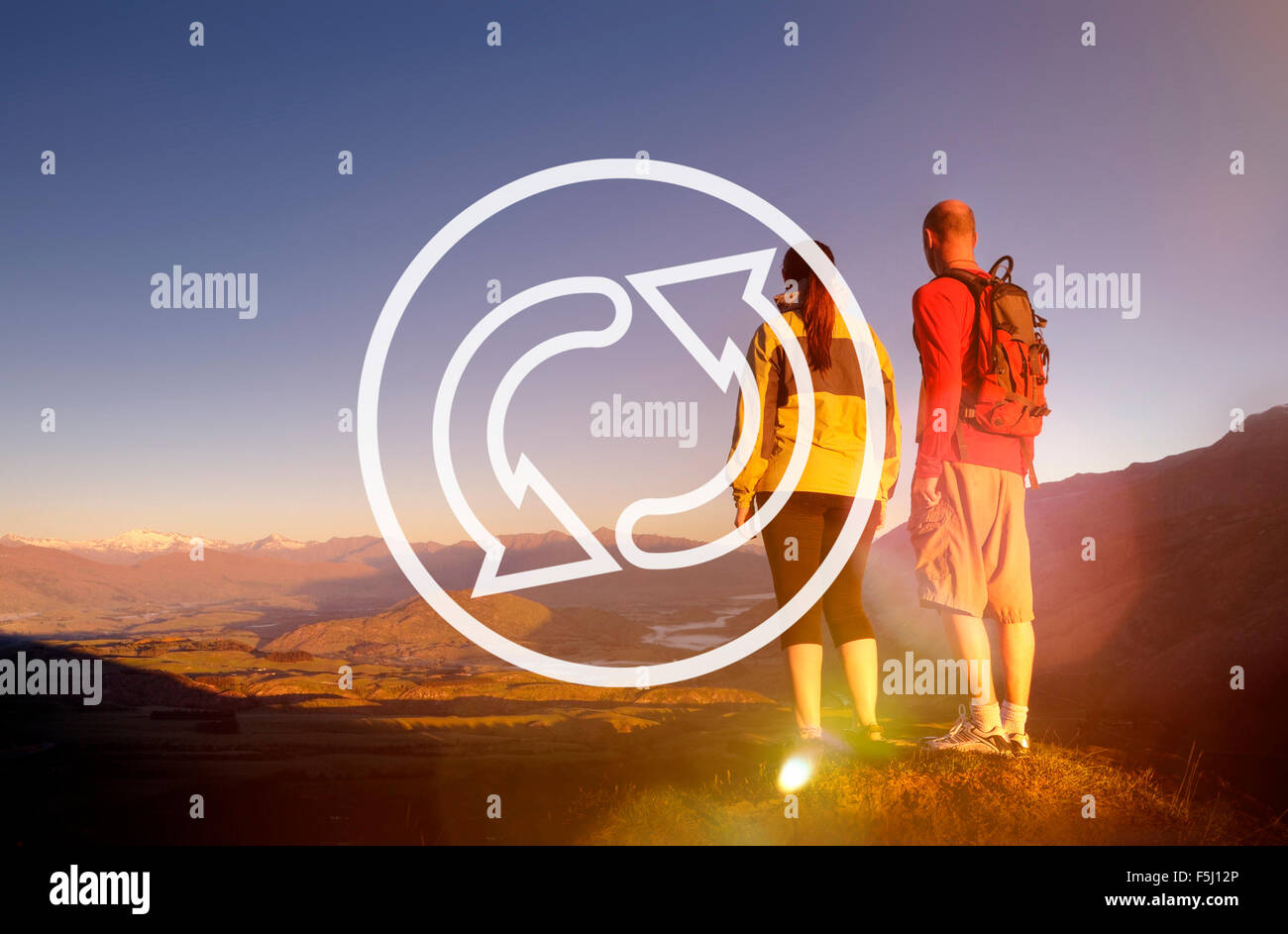 Recycle Environmental Conservation Cycle Symbol Concept Stock Photo - Alamy