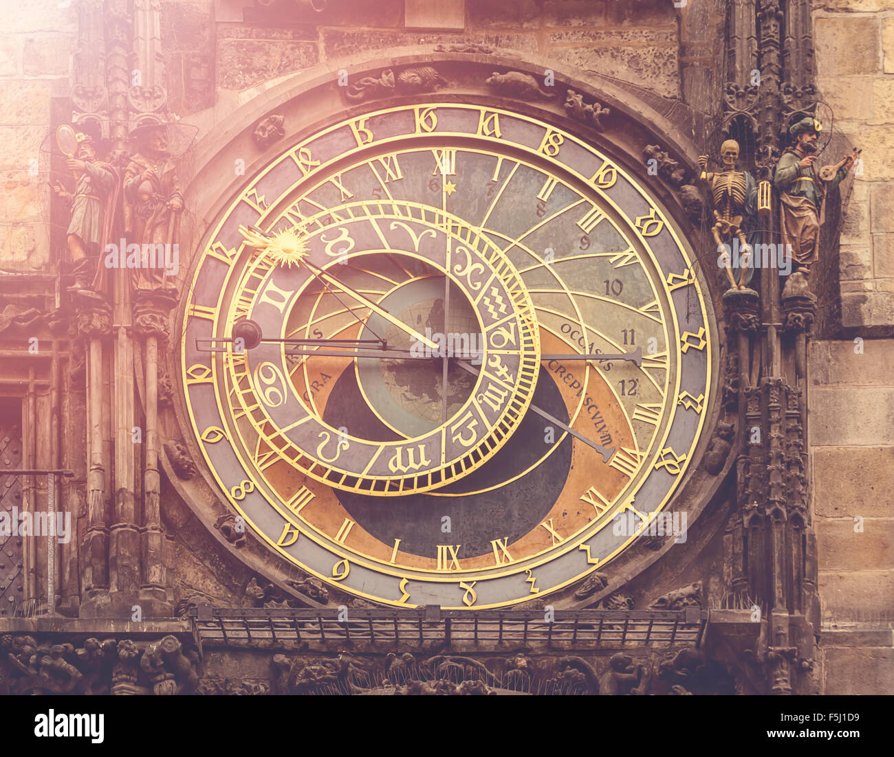 Old city astronomical clock hi-res stock photography and images - Alamy