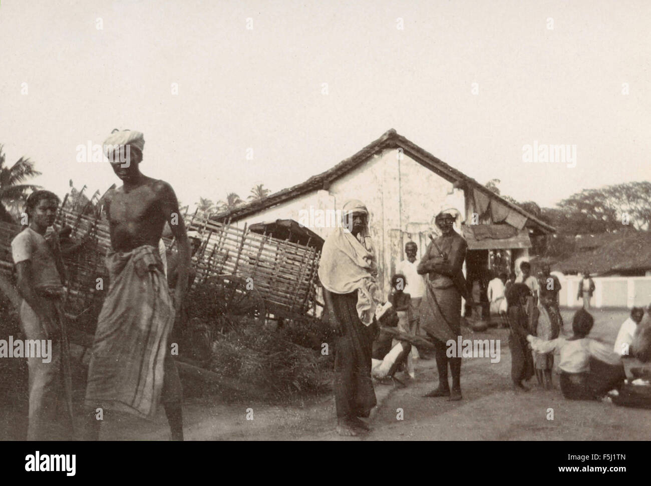 Group of Indians in the street, India Stock Photo - Alamy