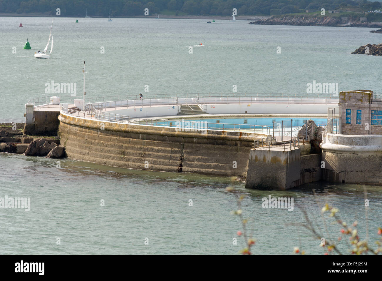 The Tinside Lido a swimming pool filled with seawater open since 1935 ...
