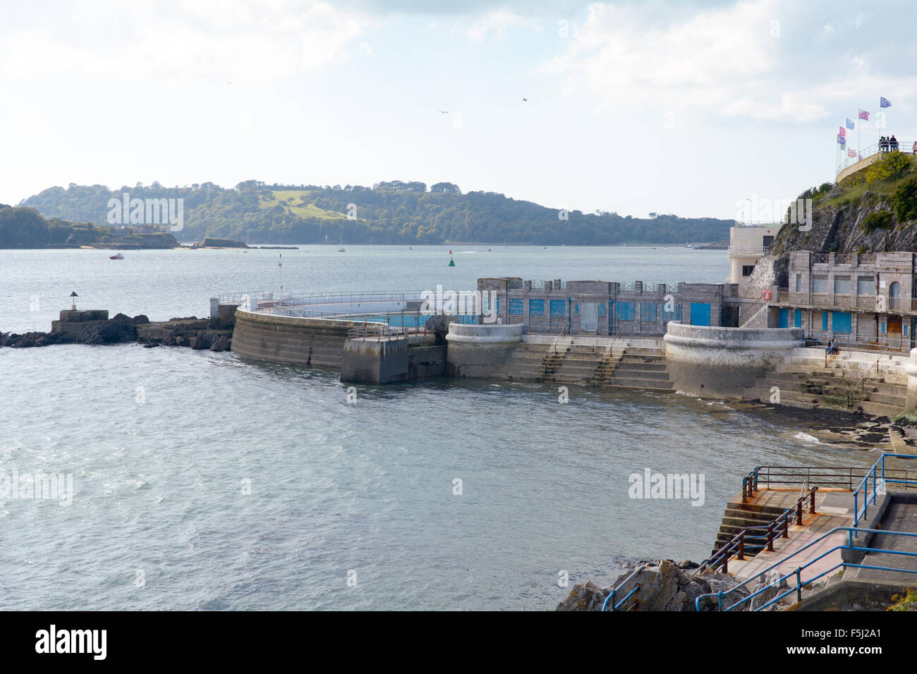 The Tinside Lido a swimming pool filled with seawater open since 1935 ...