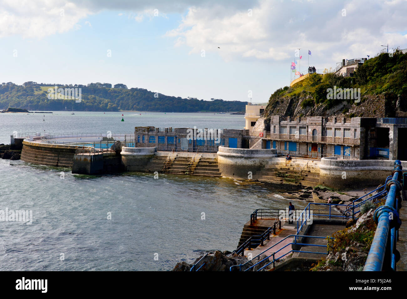 The Tinside Lido a swimming pool filled with seawater open since 1935 ...