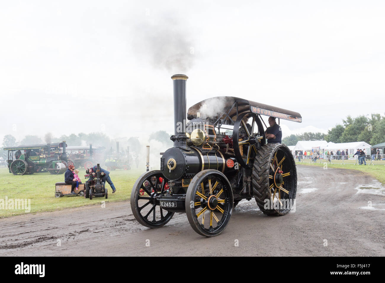 Pickering Traction Engine Rally Stock Photo - Alamy