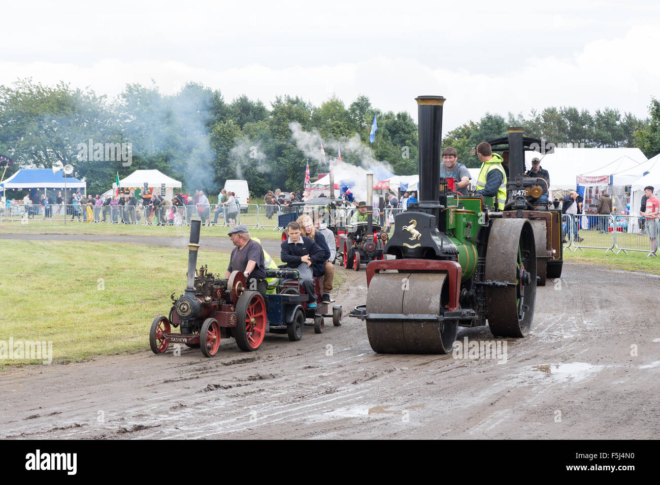 Pickering Traction Engine Rally Stock Photo - Alamy