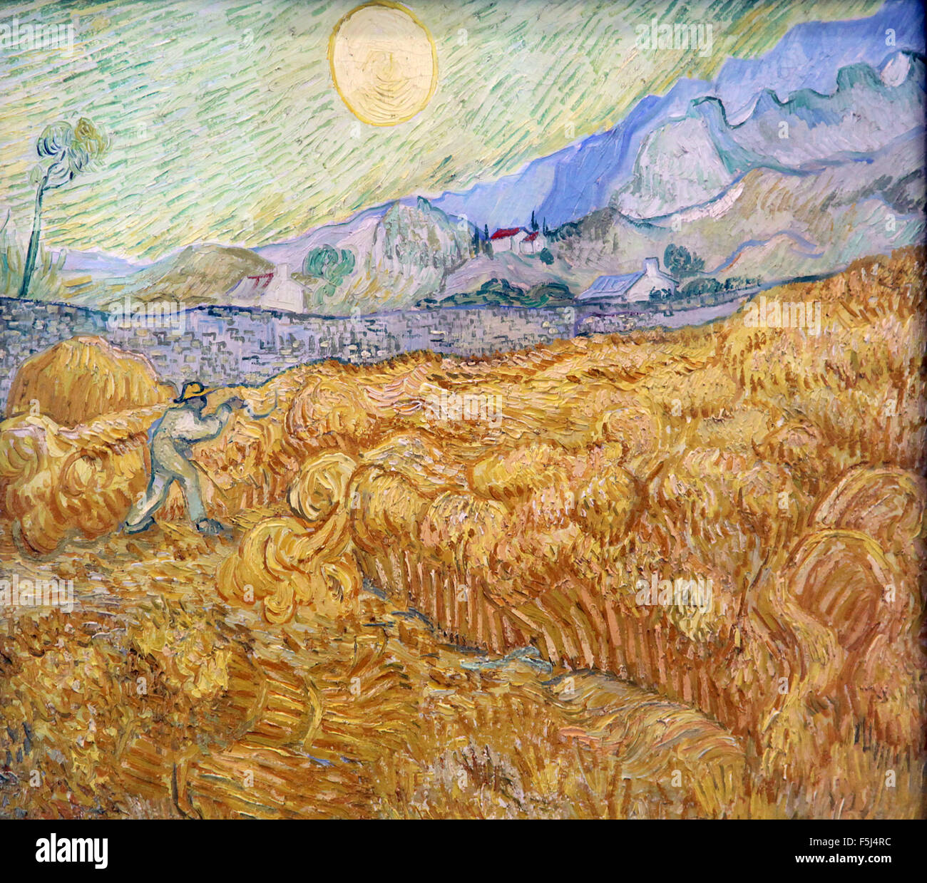 Van Gogh Wheatfield With Reaper