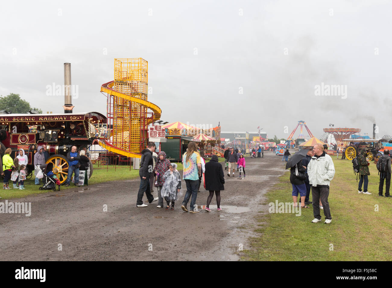 Pickering Traction Engine Rally Stock Photo - Alamy