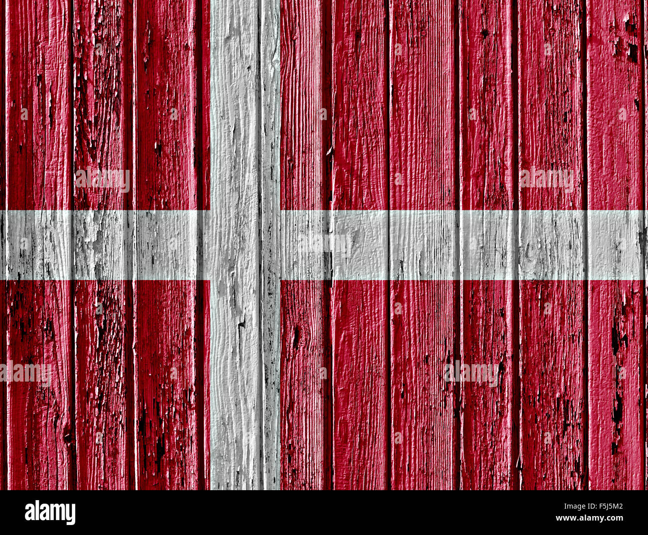 Denmark wooden flag hi-res stock photography and images - Alamy