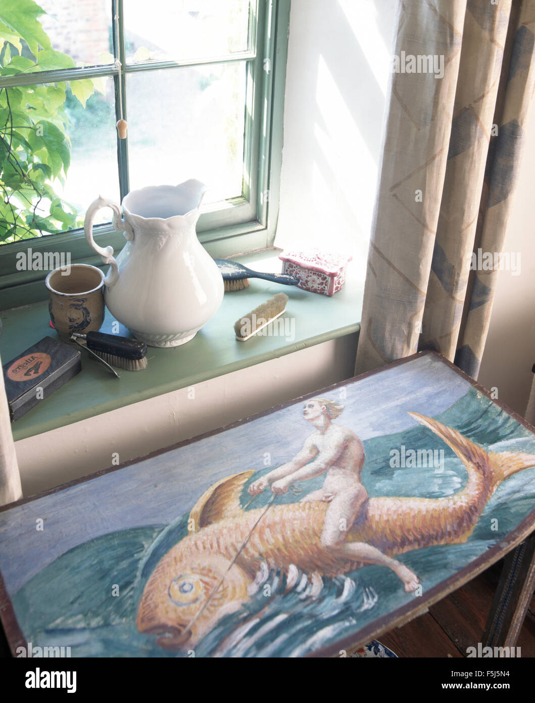 Girl riding fish hi-res stock photography and images - Alamy