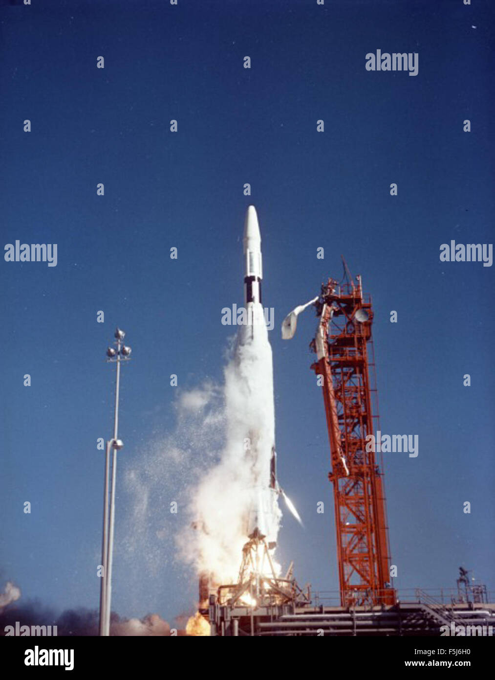 The Atlas Collection image displays the missile system during the ...