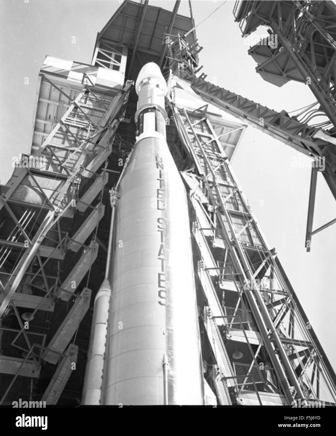 An image from the Atlas Collection, showing the Atlas rocket in a ...