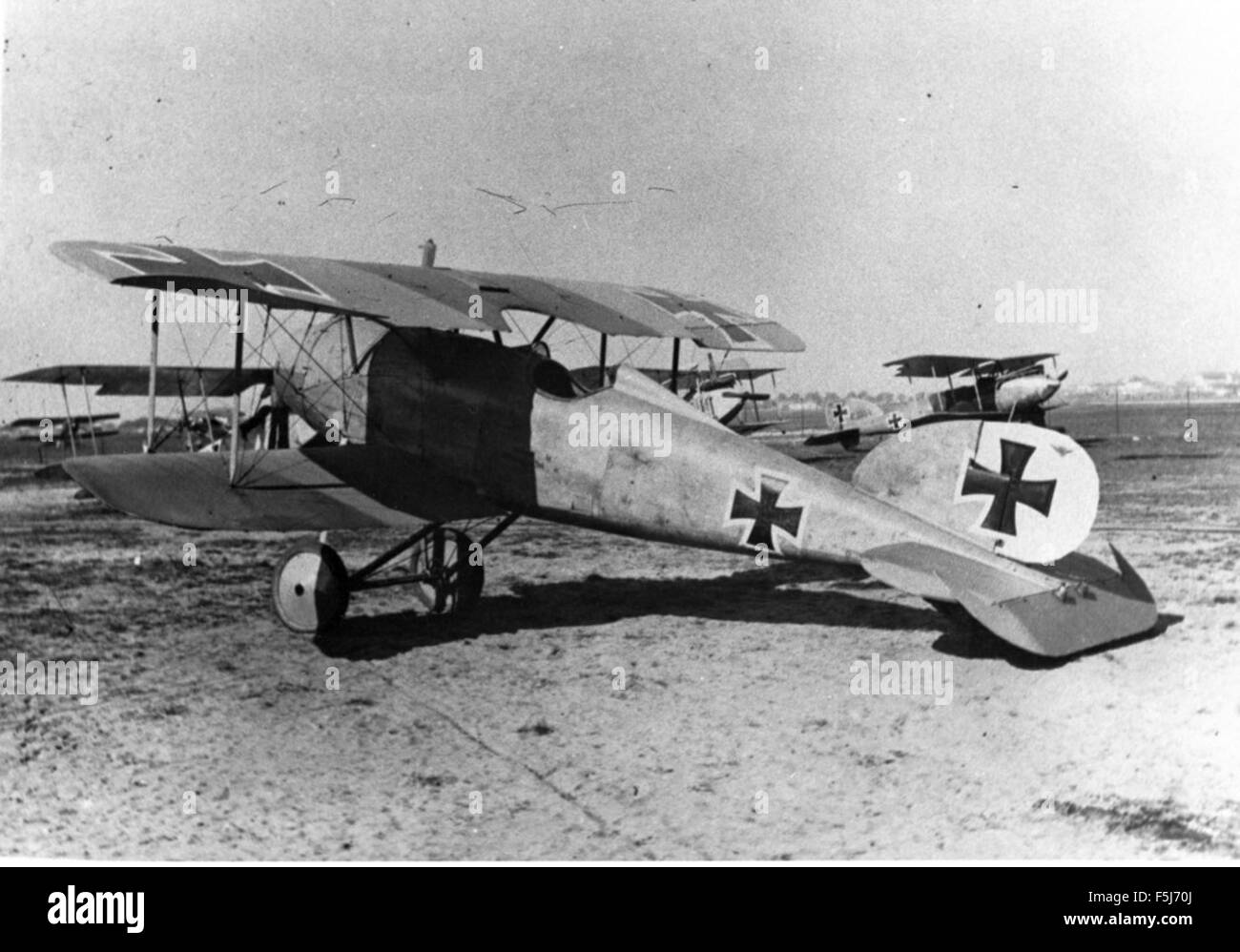 Photograph of the Albatros D IV from 1917, a German fighter aircraft ...