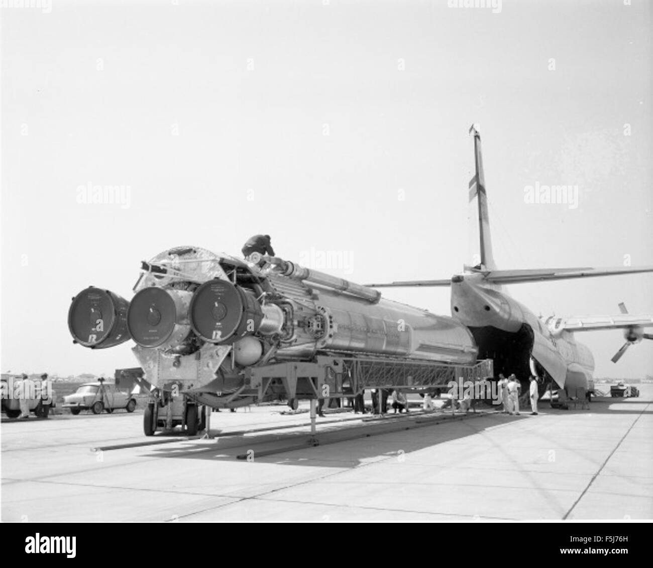 A photo from the Atlas Collection, focusing on a key phase of missile ...
