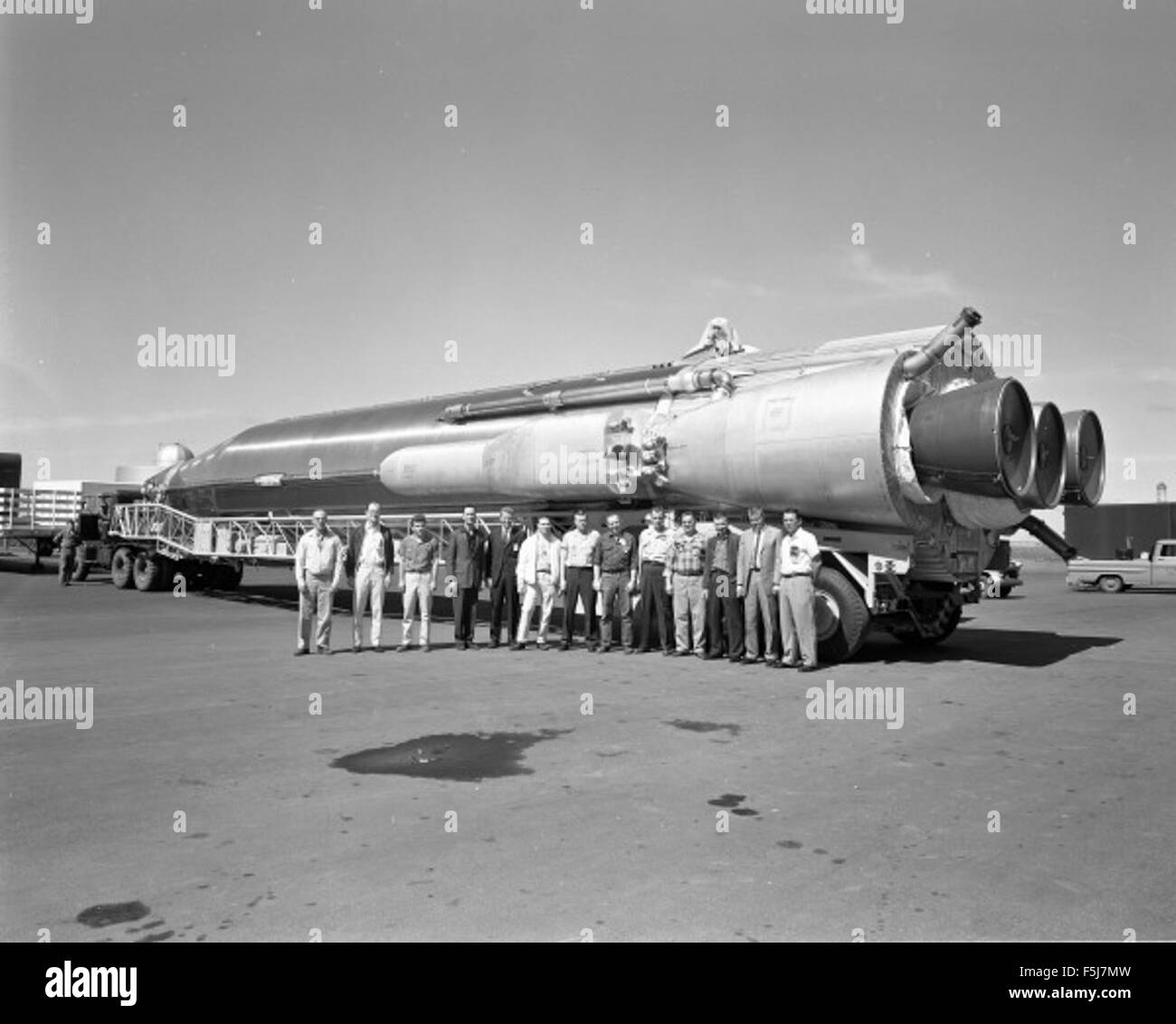 An image from the Atlas Collection showing the Atlas missile program ...
