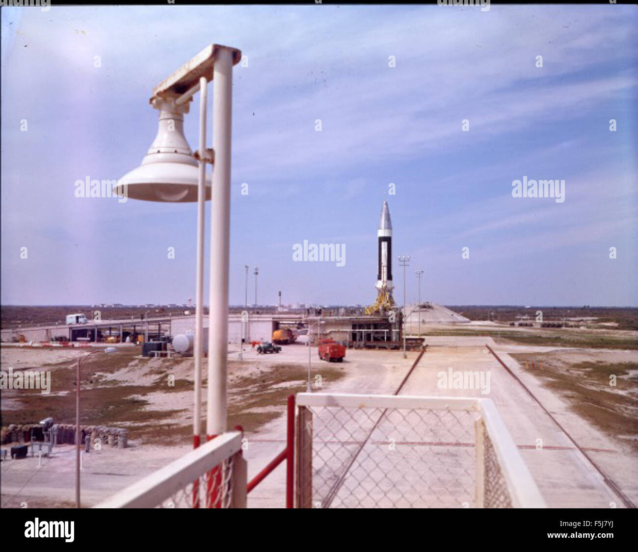 An image from the Atlas Collection, showing the rocket assembly in the ...