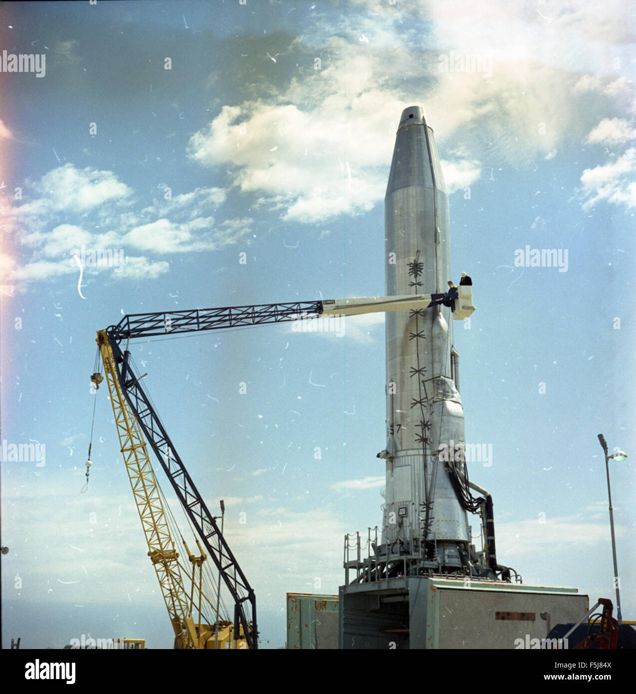 A photograph documenting an important event on April 17, 1962, captured ...