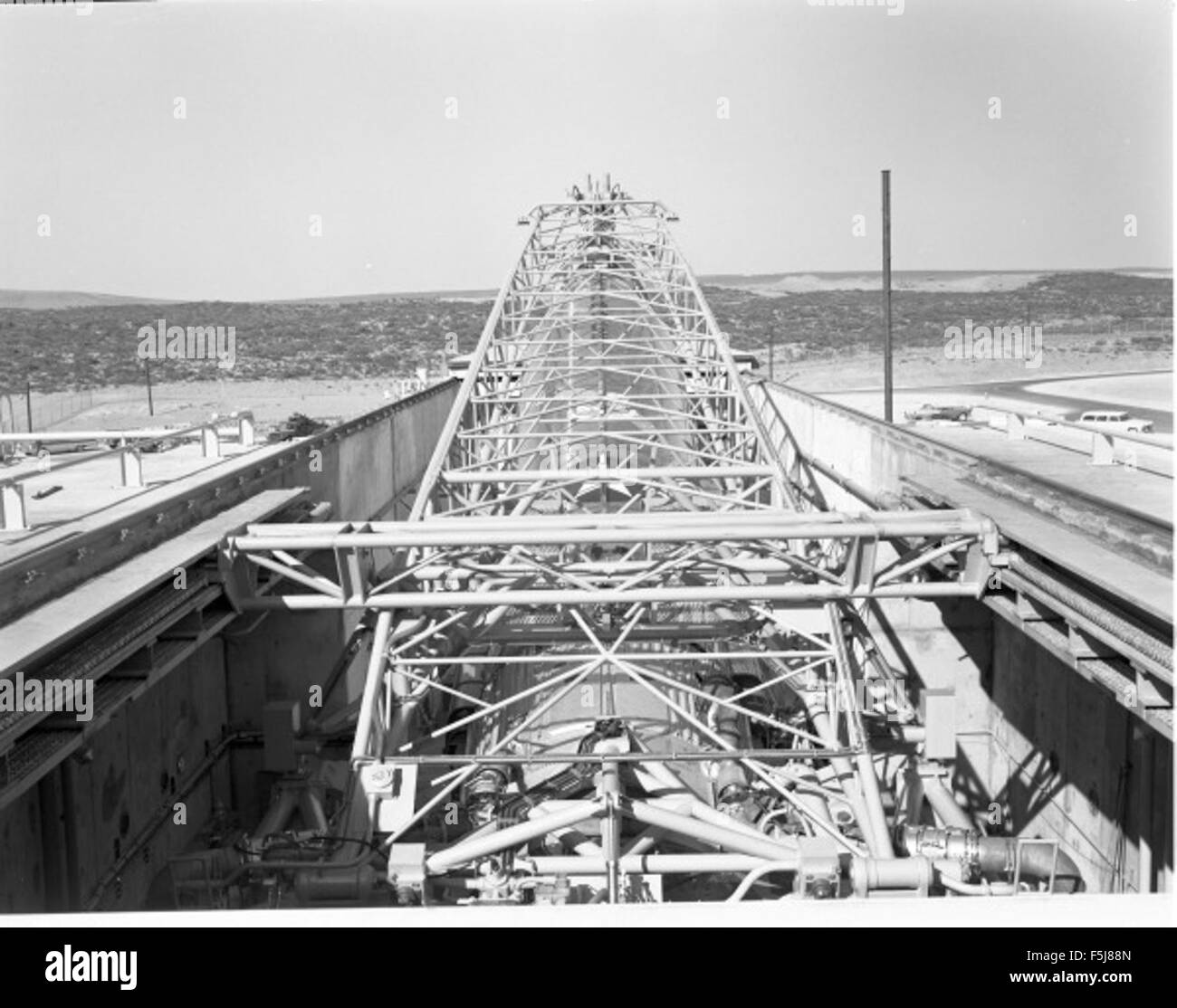 This image shows the Atlas missile, an essential component of the U.S ...