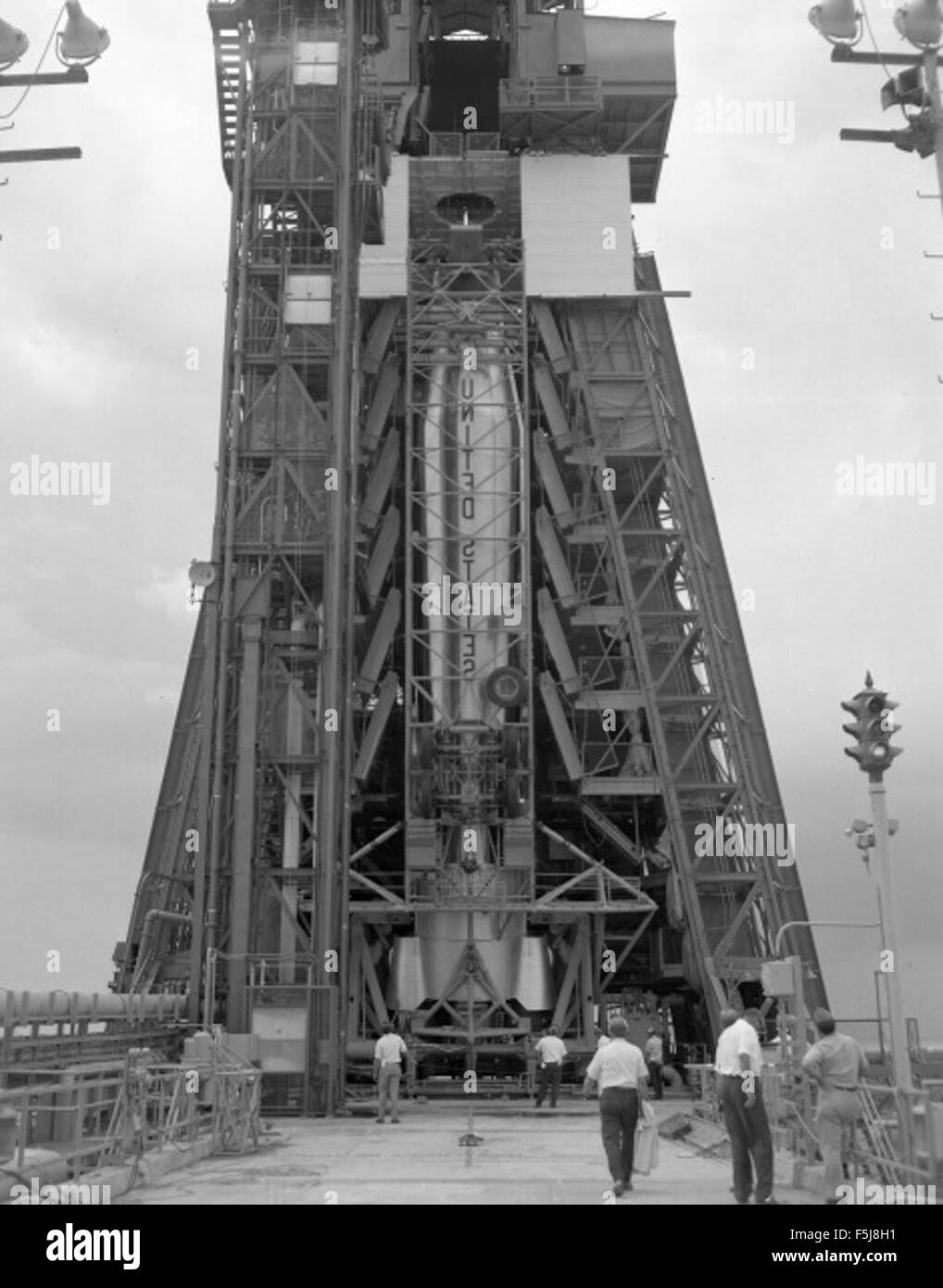 The Atlas Image shows the missile system in its early stages, with an emphasis on the structural ...
