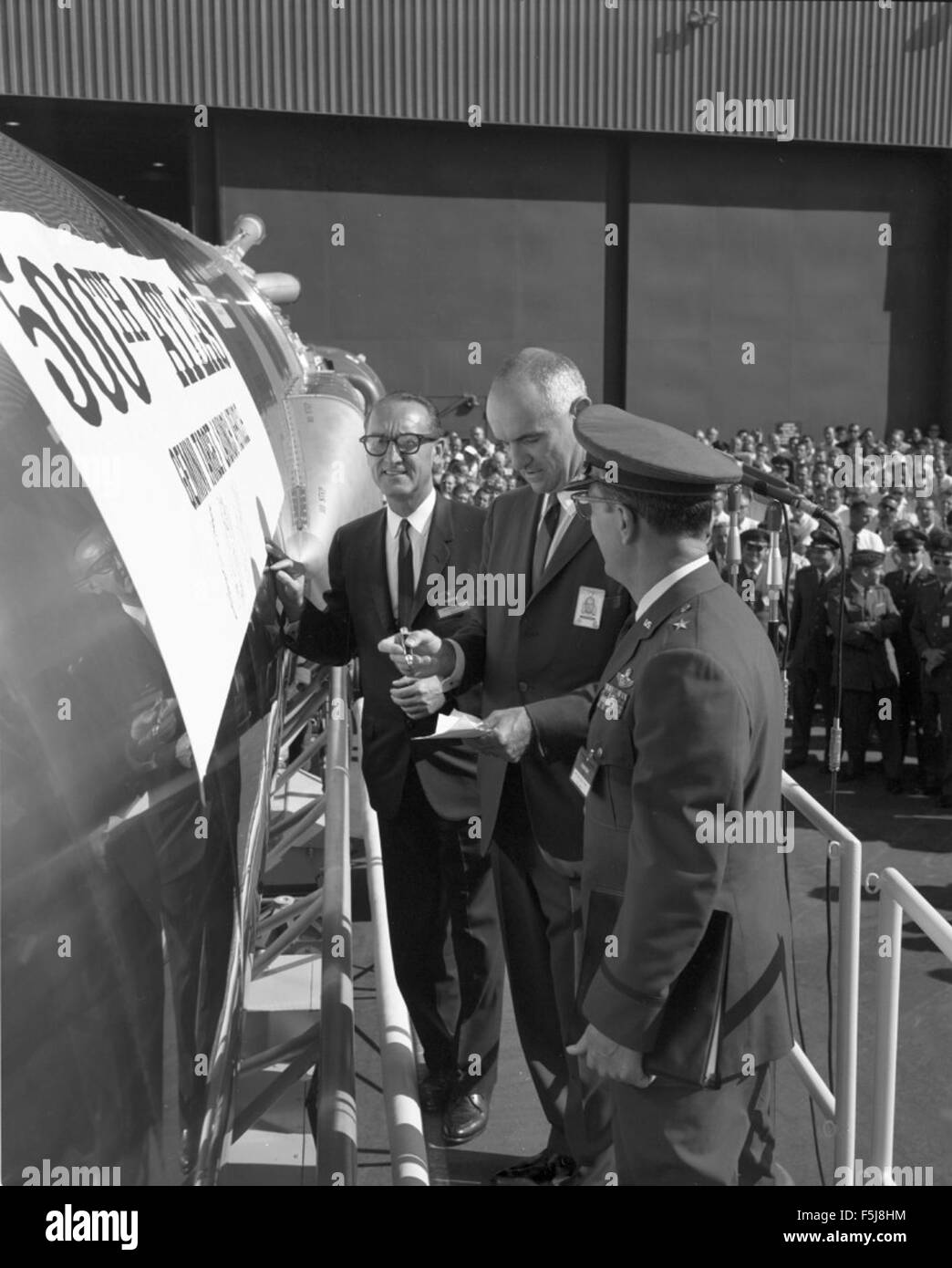 This image marks the 500th rollout of the Atlas missile, showing ...