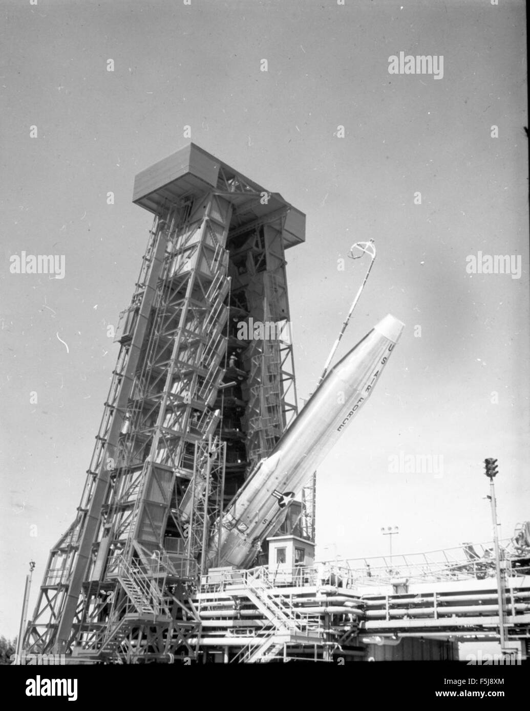 Details of the Atlas rocket's erection process, providing insight into ...