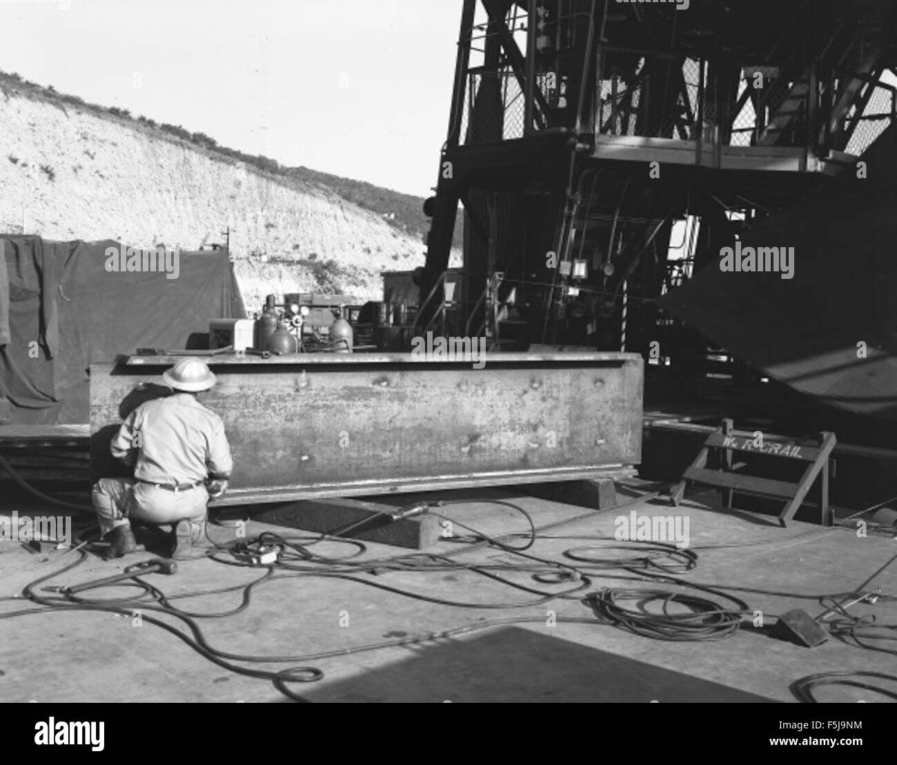 An image from the Atlas Negative Collection showing the launch vehicle ...