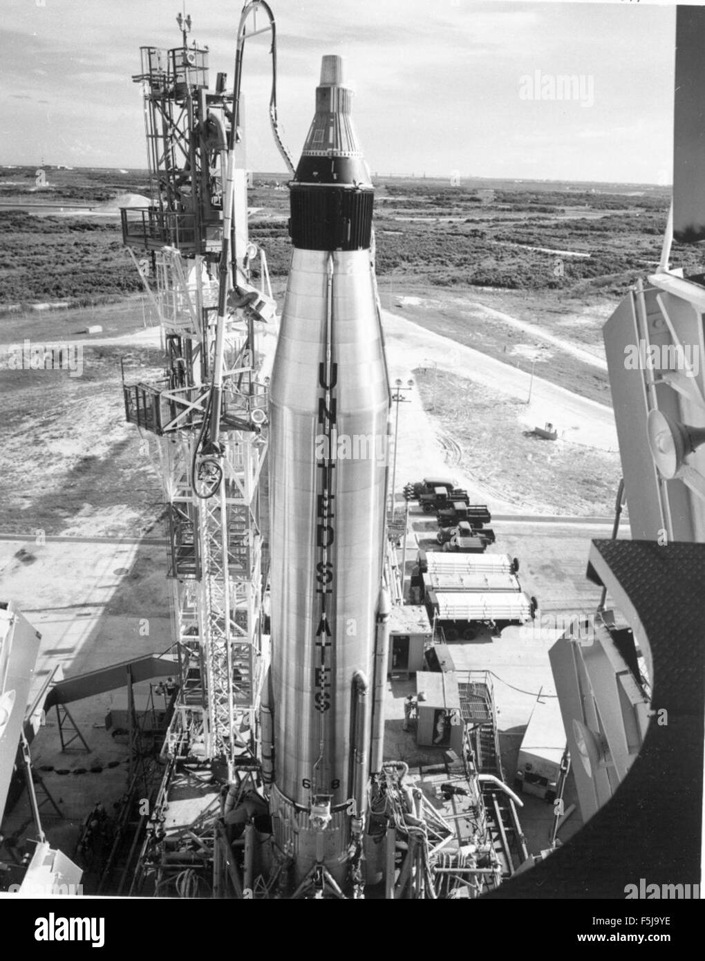 Atlas 10D, Mercury Details McDonnell Space Capsule Date 08121959 Stock ...