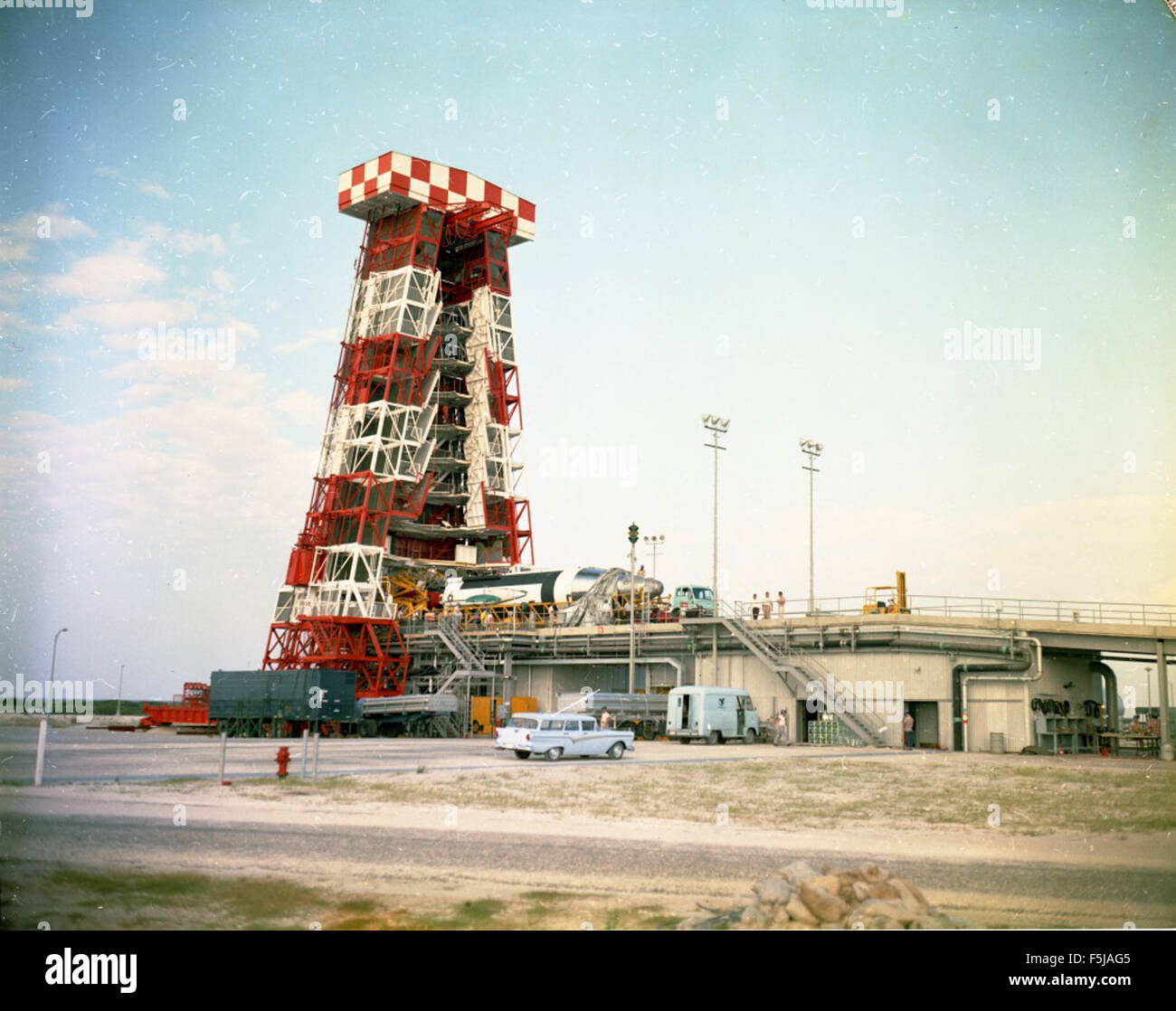 This image shows the first inspection wave of Atlas missile 12A at ...