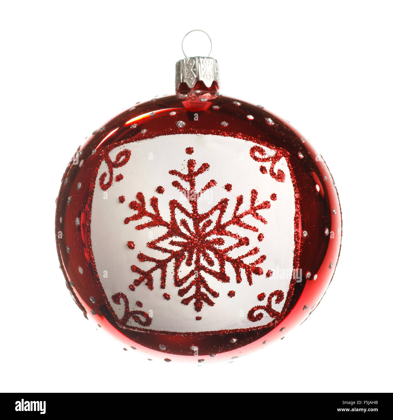 Snowflakes tree gift ball hi-res stock photography and images - Alamy
