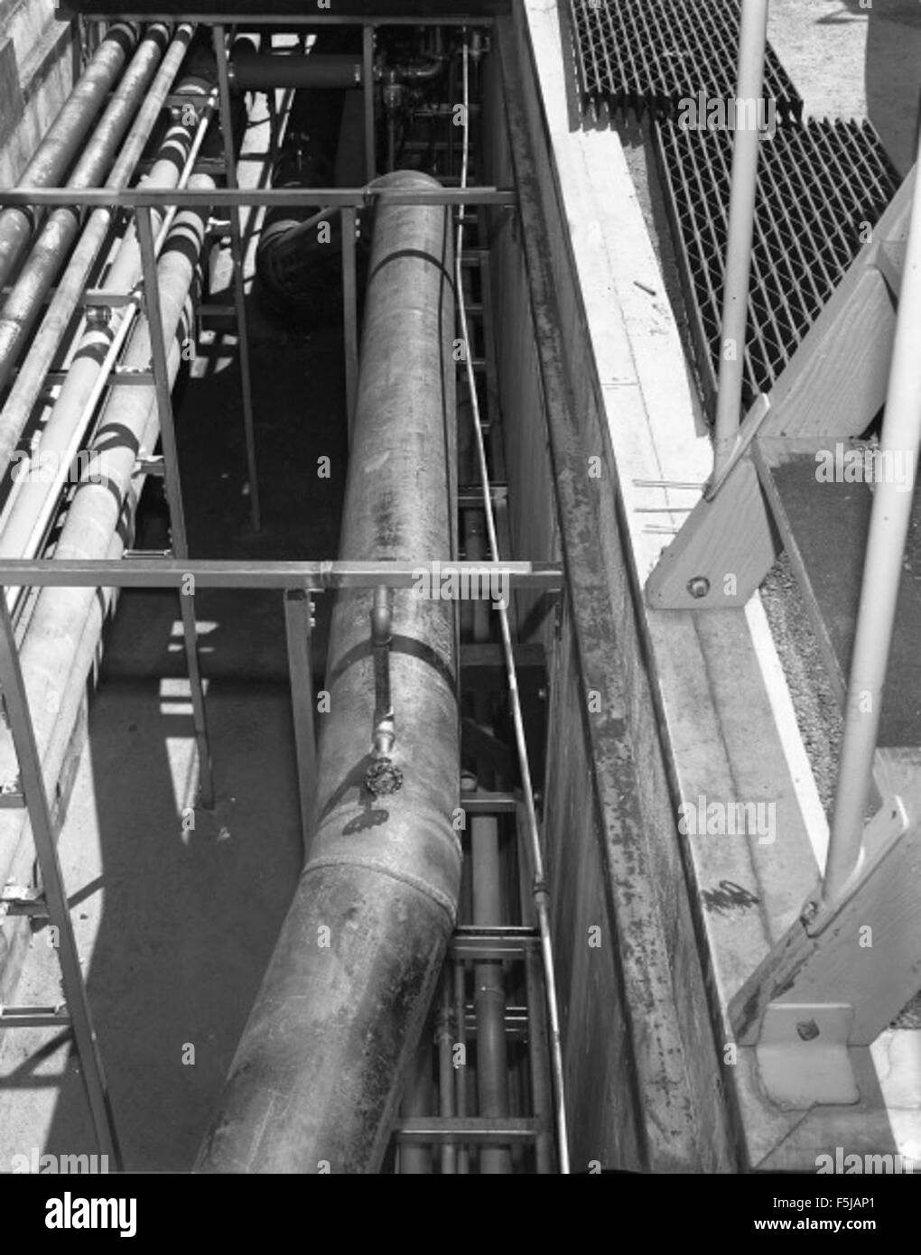 Image from the Atlas Negative Collection showing the final stages of ...