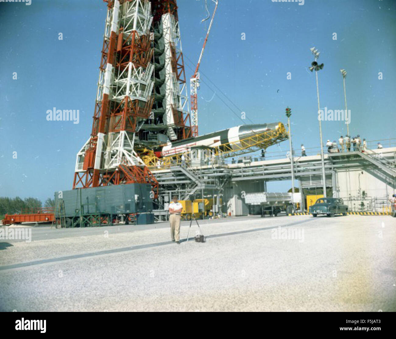 A photo from the Atlas Negative Collection capturing an Atlas missile ...