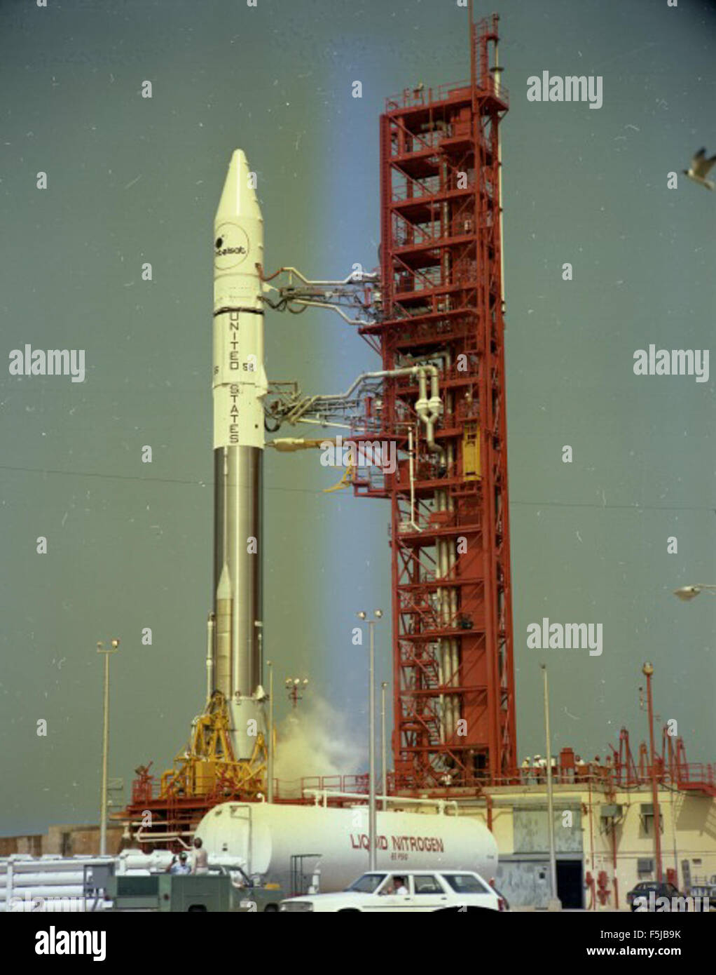 An important moment from the Atlas Negative Collection, showing missile ...