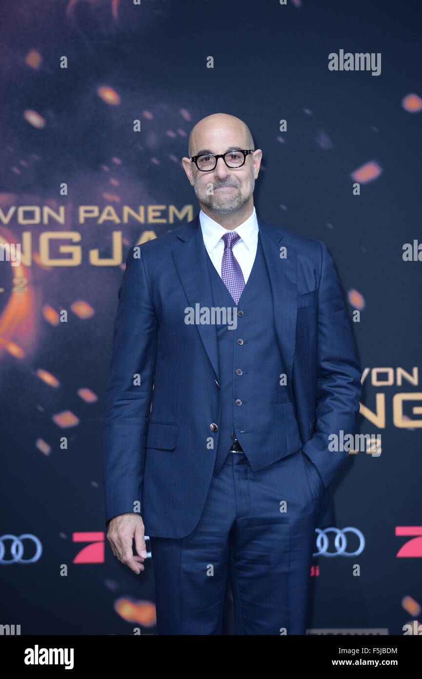 Berlin, Germany. 4th Nov, 2015. Actor Stanley Tucci attends the world ...