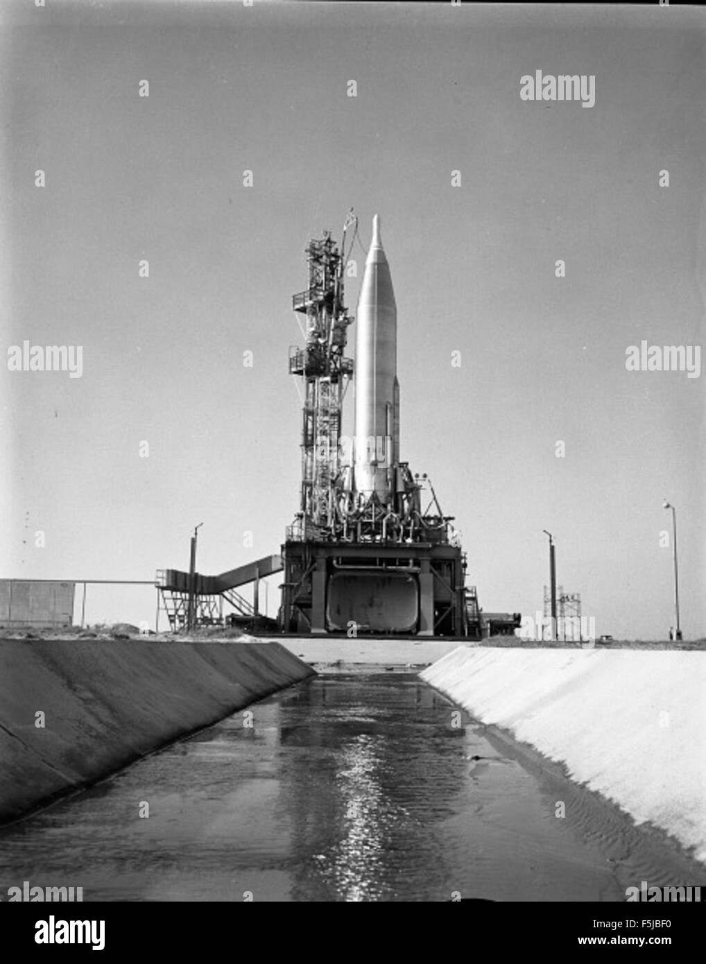 An image from the Atlas Negative Collection, capturing the Atlas rocket ...