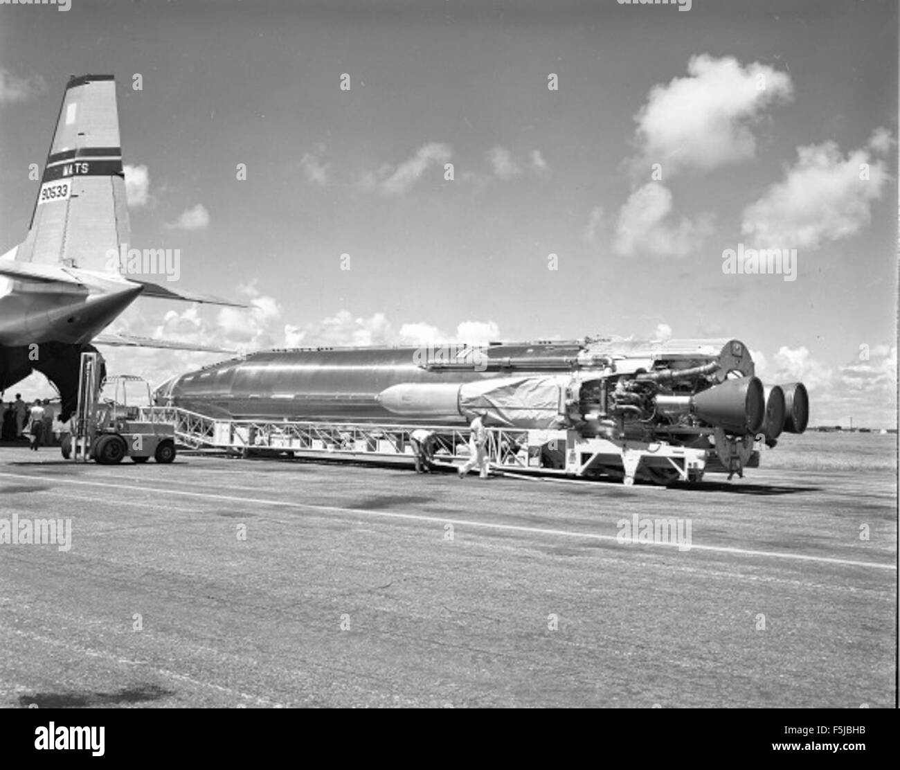 An image from the Atlas Negative Collection depicting missile ...