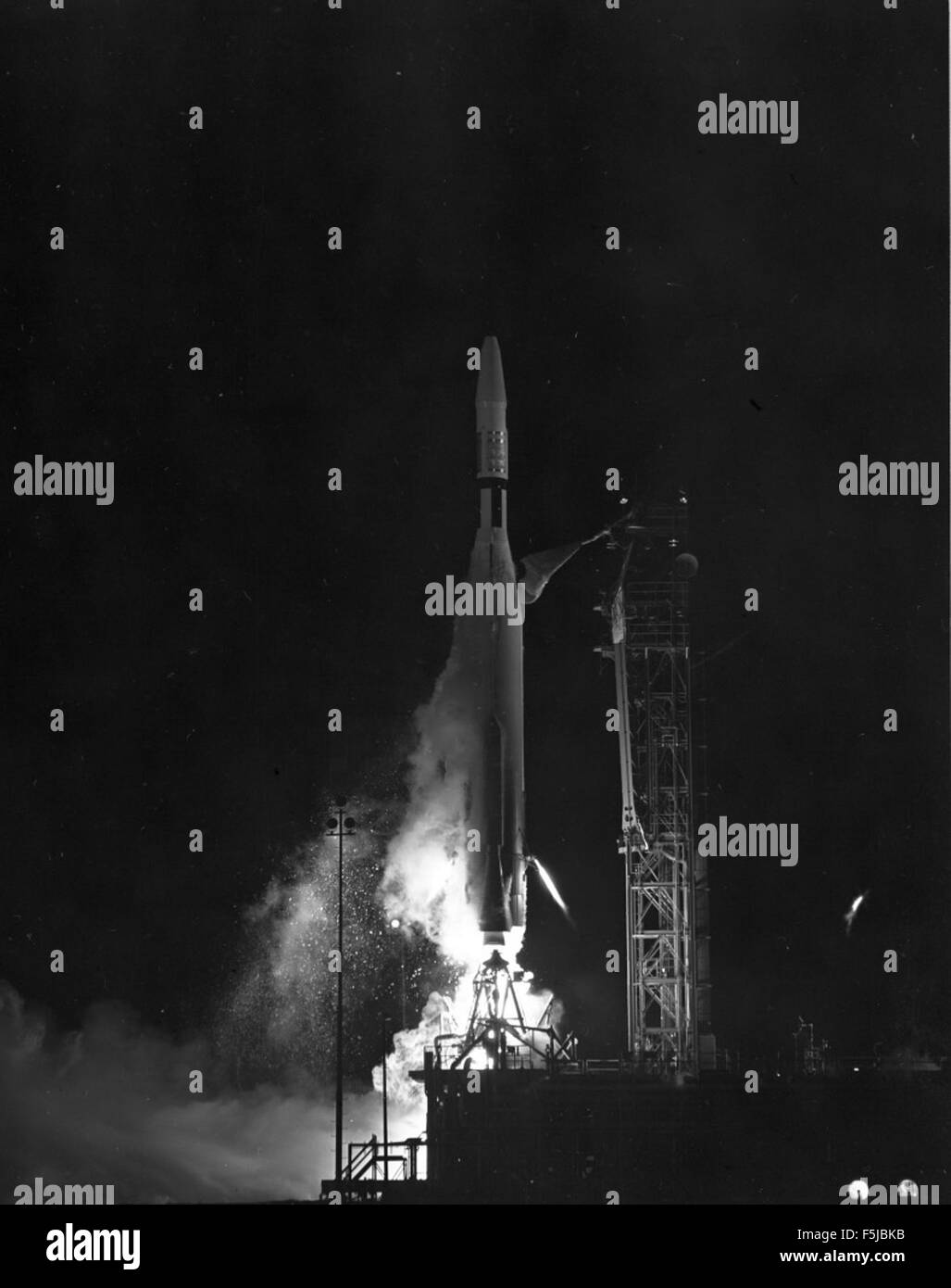 The Atlas 145D rocket successfully launched the Atlas-Agena B rocket ...