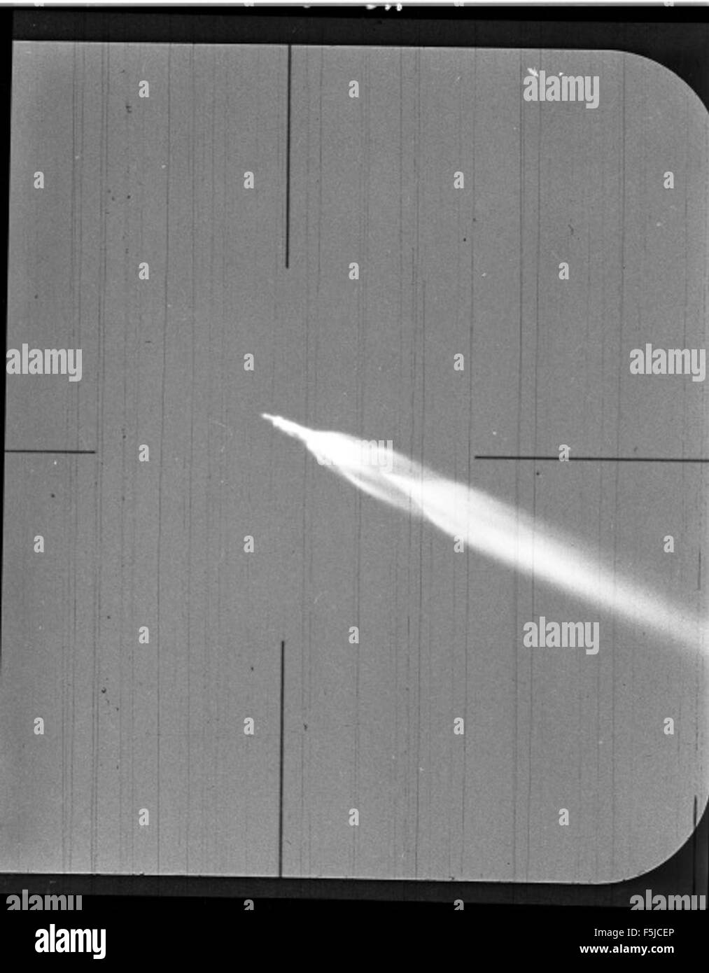 This image from the Atlas Negative Collection depicts an Atlas rocket ...