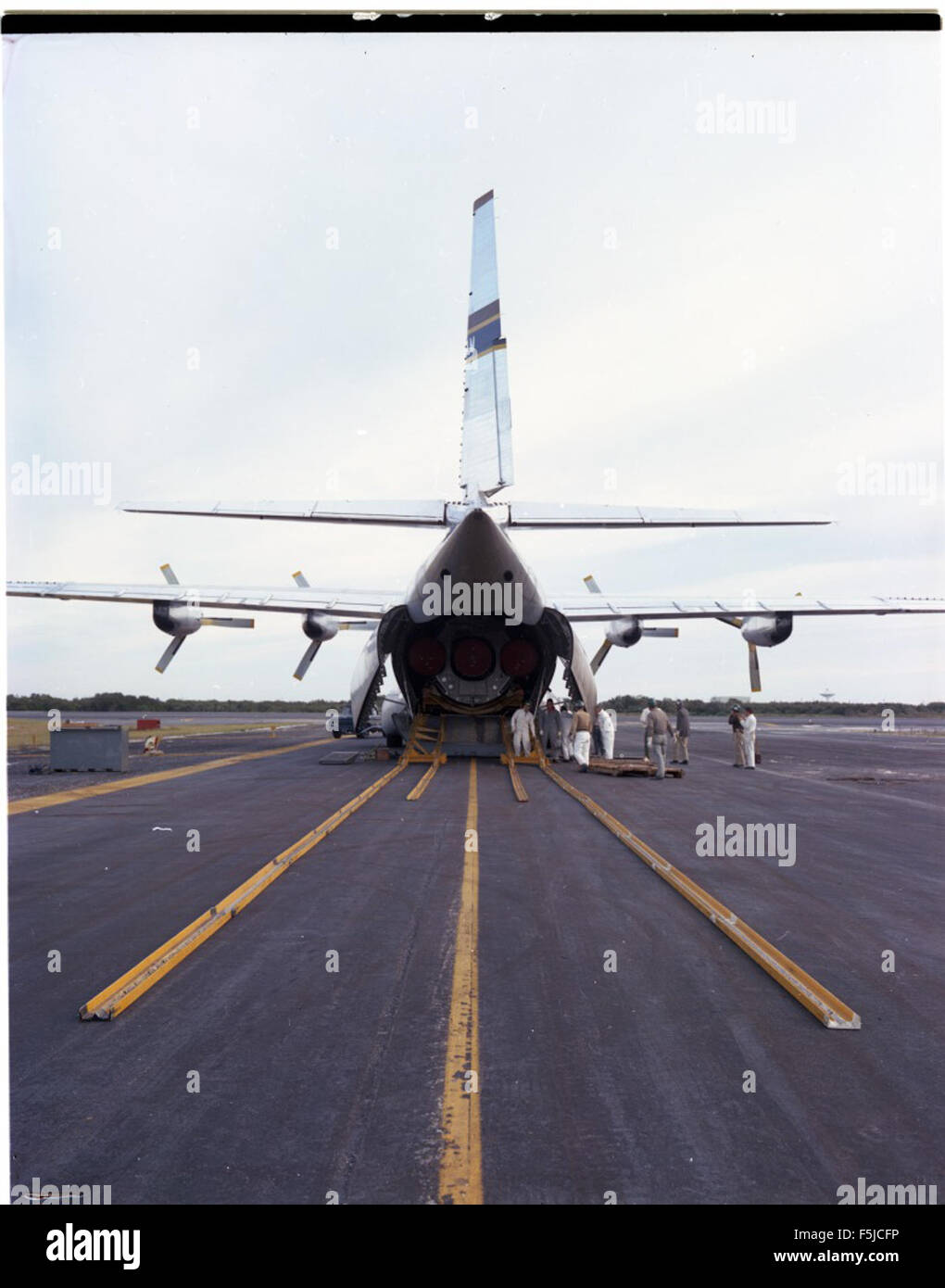 Image showing the arrival of the Atlas 199D missile, highlighting its ...