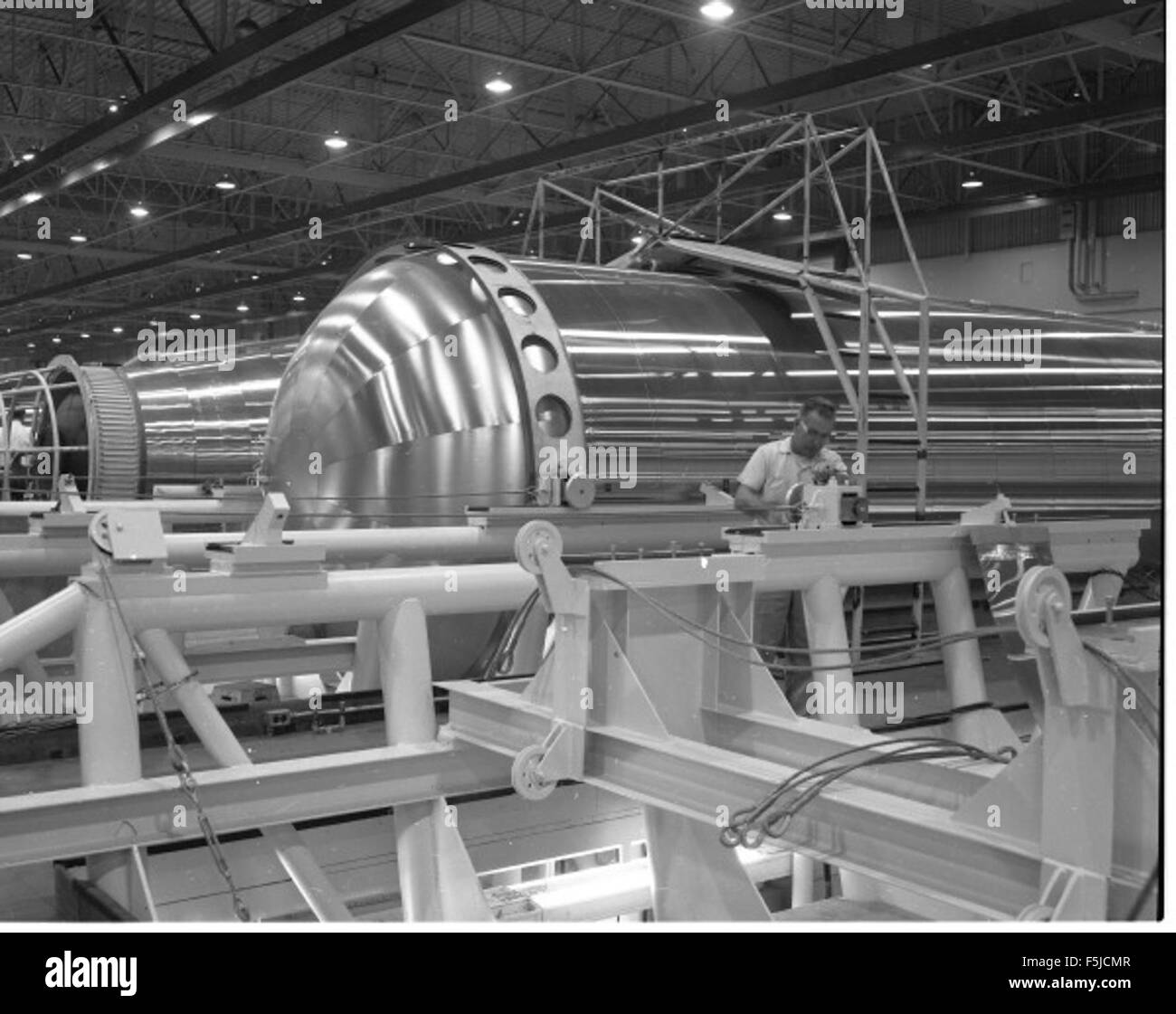 This image from the Atlas Negative Collection depicts the Atlas rocket ...