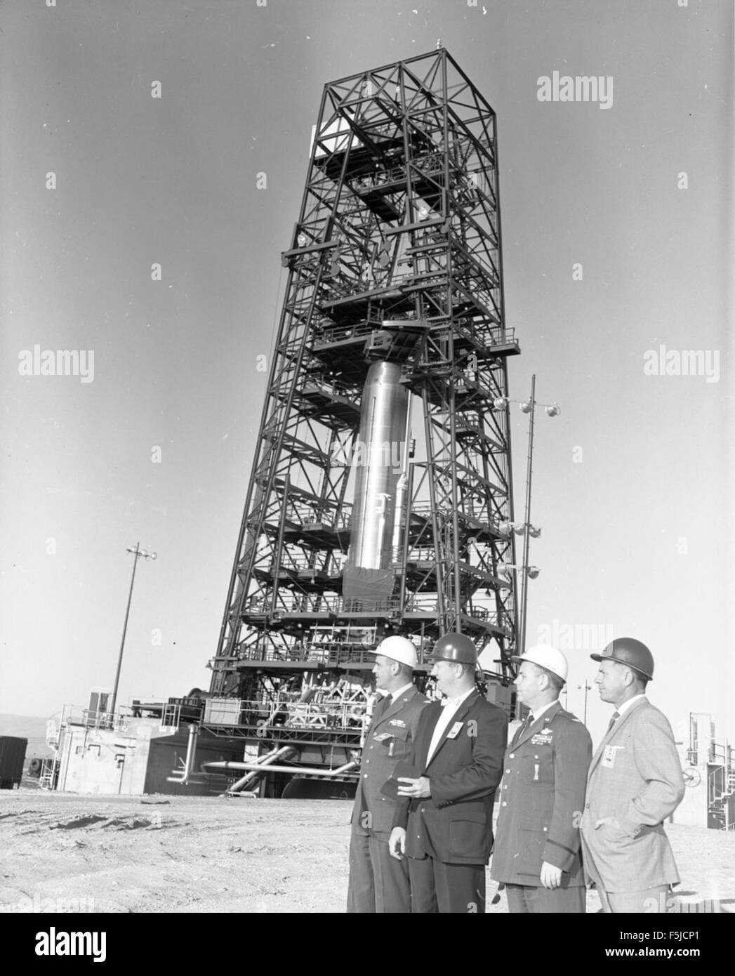 The Atlas 1D rocket, stationed in a tower, is detailed in this image ...