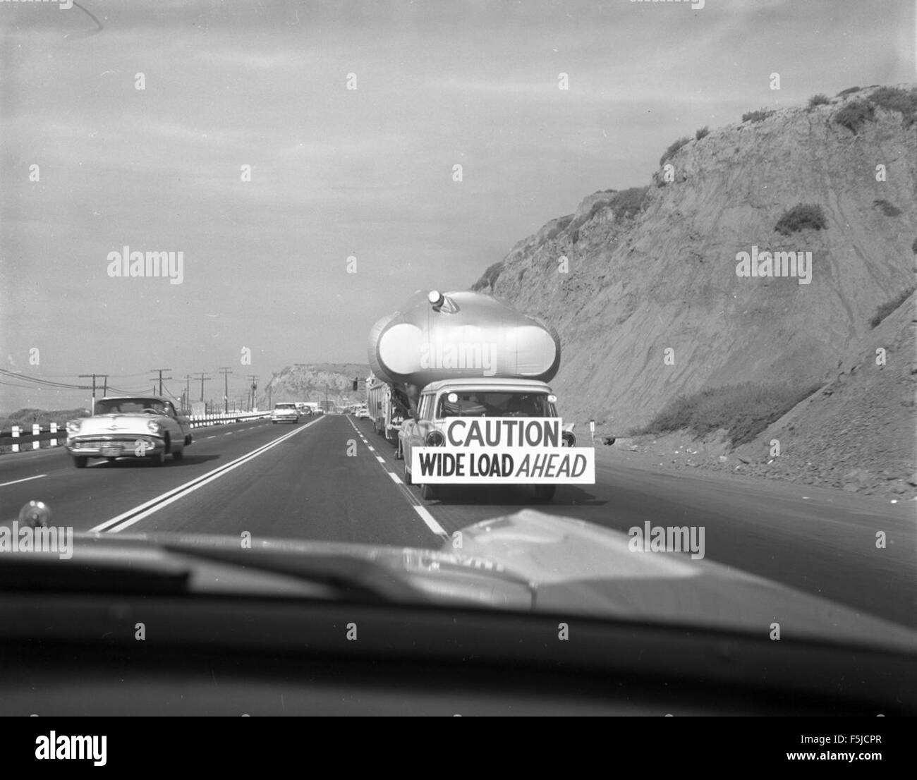 Atlas 1D Details Atlas 1D Move to Vandenberg; Doheny Beach Stock Photo ...