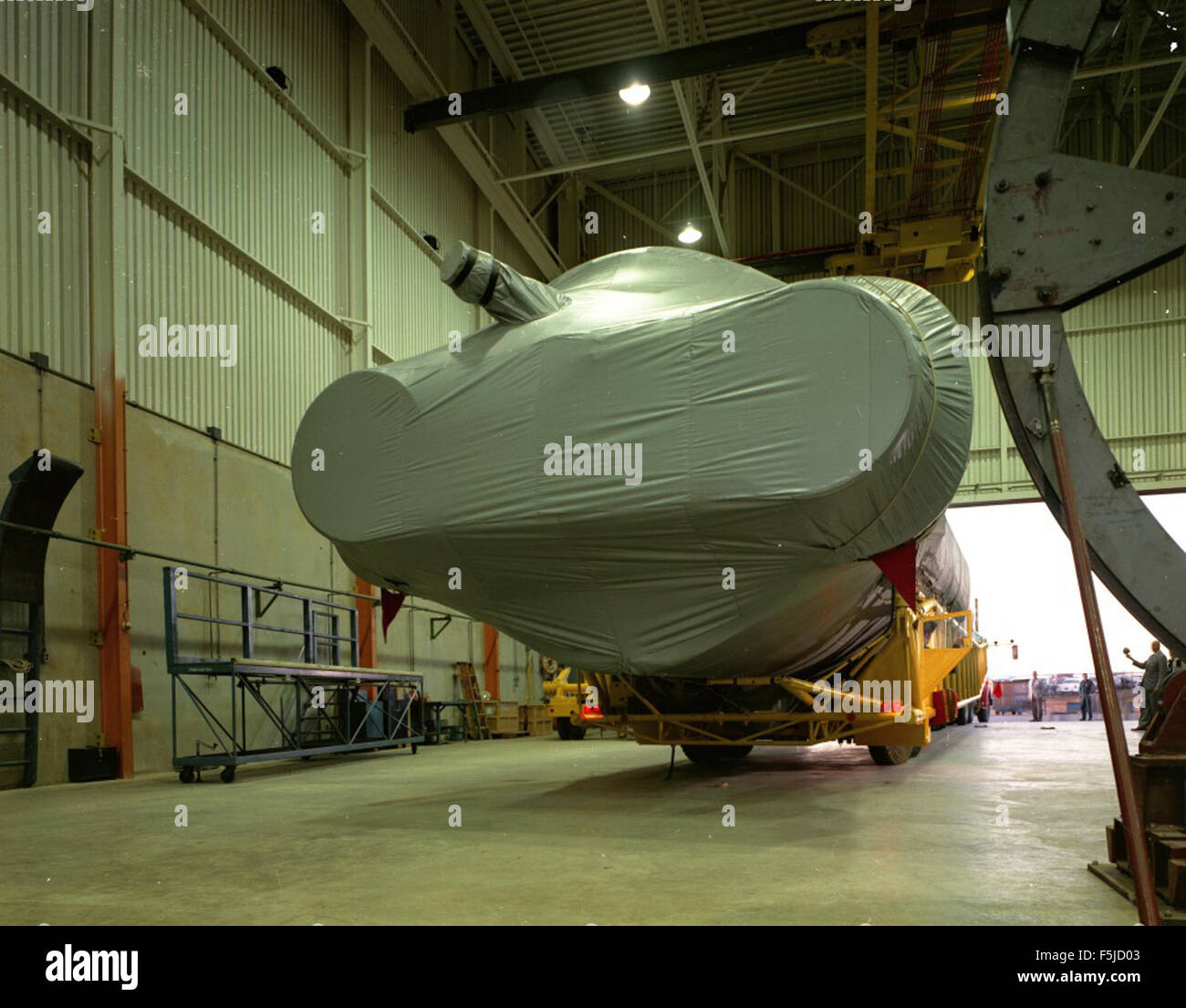 This image details the Atlas 1D rocket being transported from Building ...