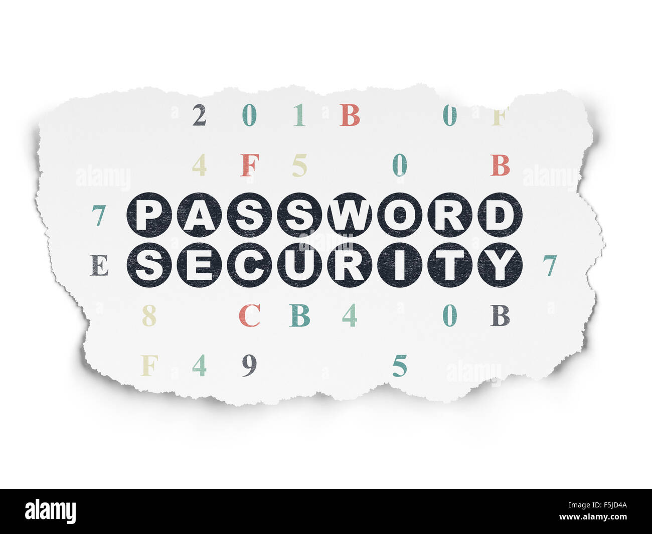 Safety concept: Password Security on Torn Paper background Stock Photo ...