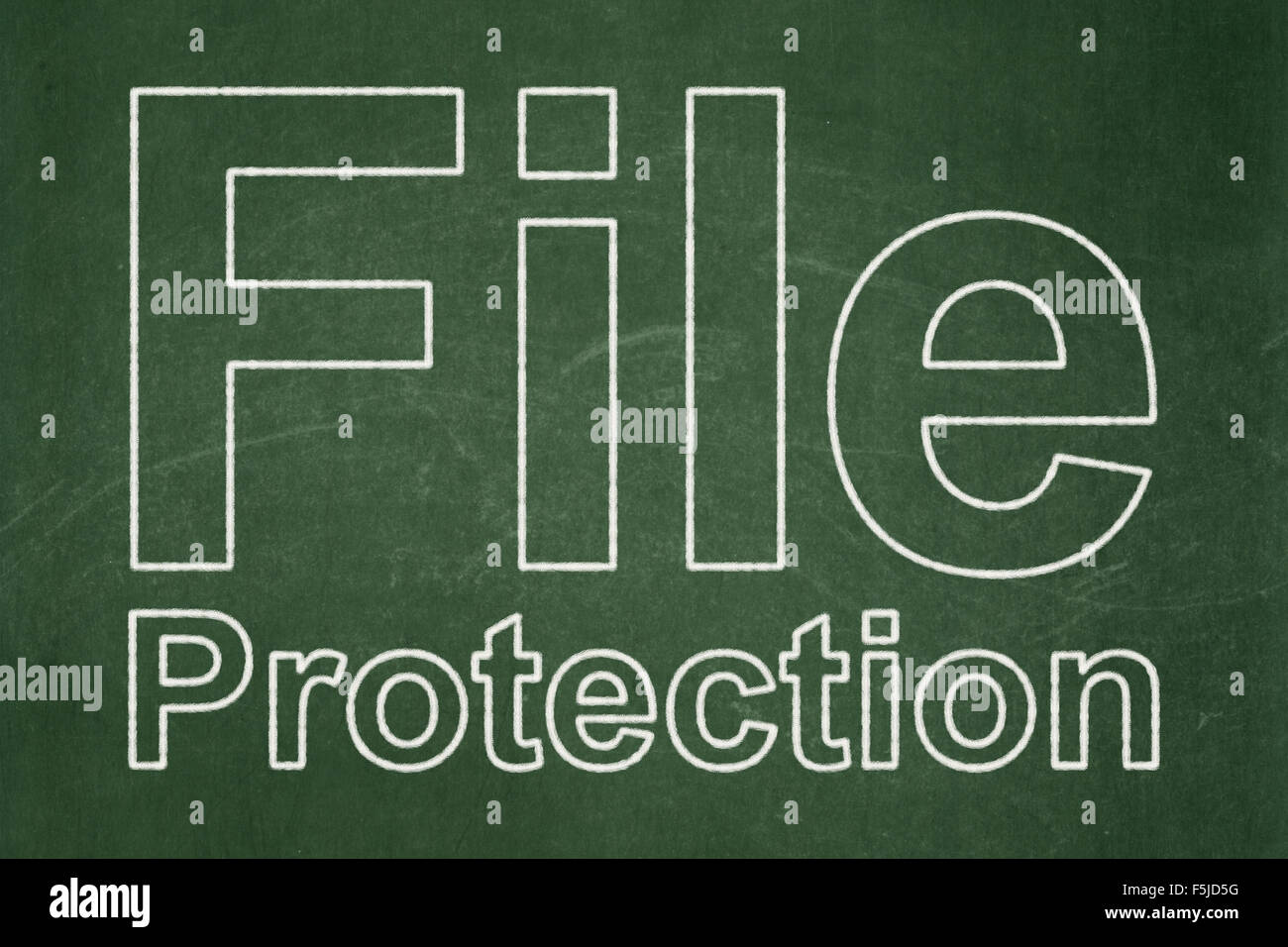 Security concept: File Protection on chalkboard background Stock Photo ...