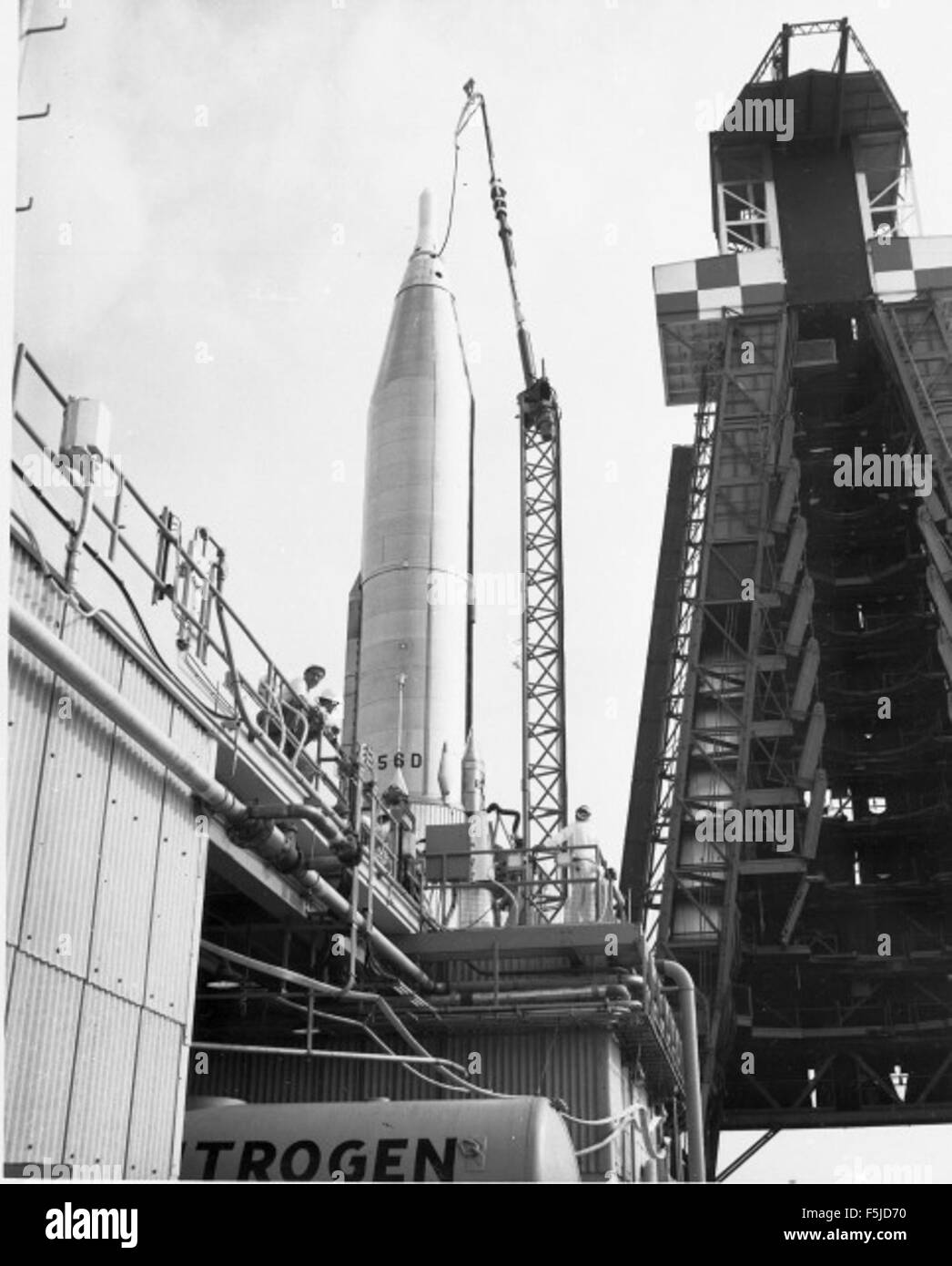 This image from the Atlas Negative Collection shows a critical phase in ...